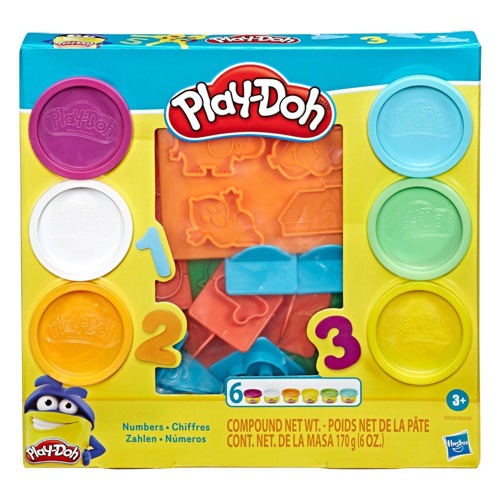 Hasbro Play-doh Fun Number Set With 6 Colors | KleverKosmetics.com