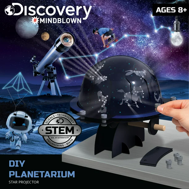 Discovery #mindblown Diy Planetarium Star Projector Stem Educational ...