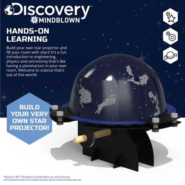 Discovery #mindblown Diy Planetarium Star Projector Stem Educational ...
