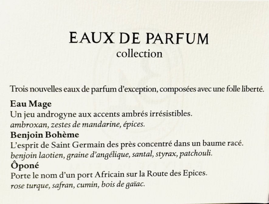 Diptyque Eau Mage/benjoin Boheme/opone - Eaux De Parfum Collection 3x 0 ...