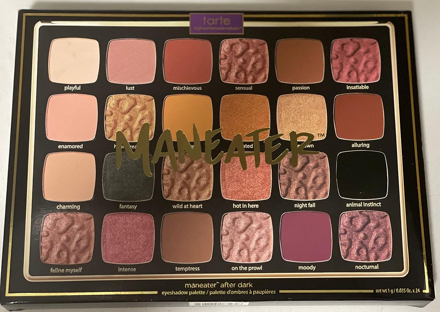 Tarte Maneater After Dark Eyeshadow Limited Edition Palette - 24 Shades ...