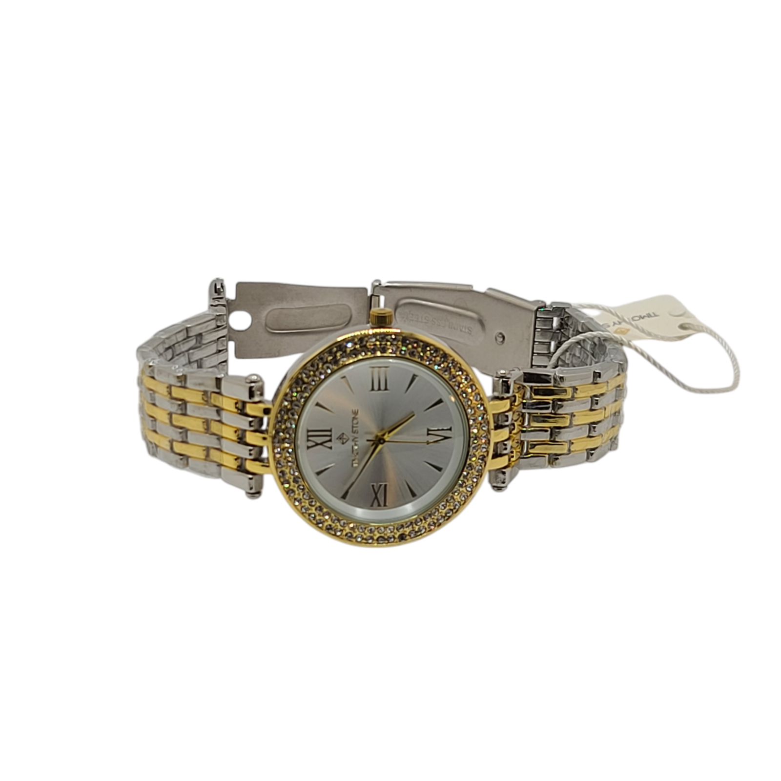 Timothy Stone Burst Bicolor Gold & Silver-tone Watch | KleverKosmetics.com