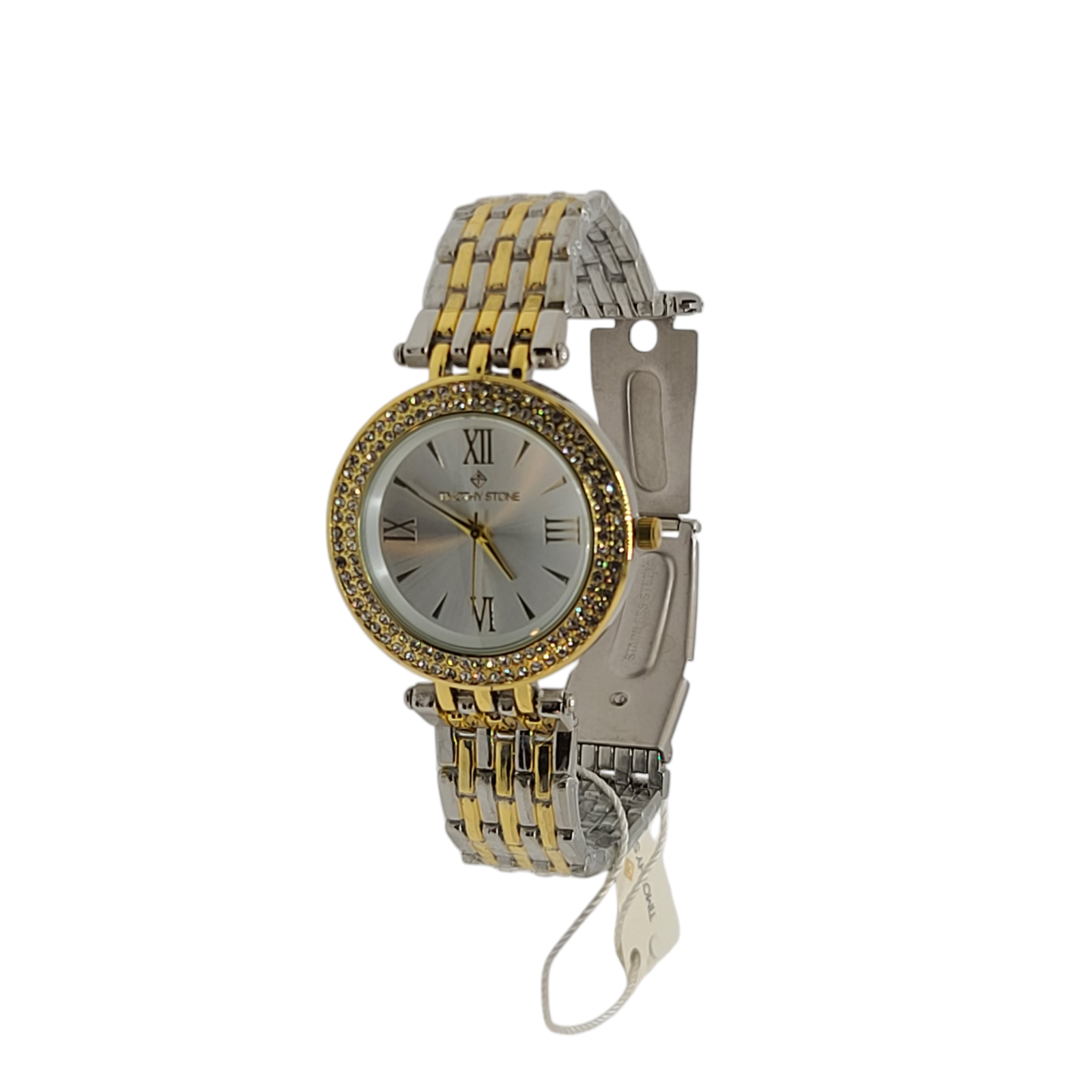 Timothy Stone Burst Bicolor Gold & Silver-tone Watch | KleverKosmetics.com