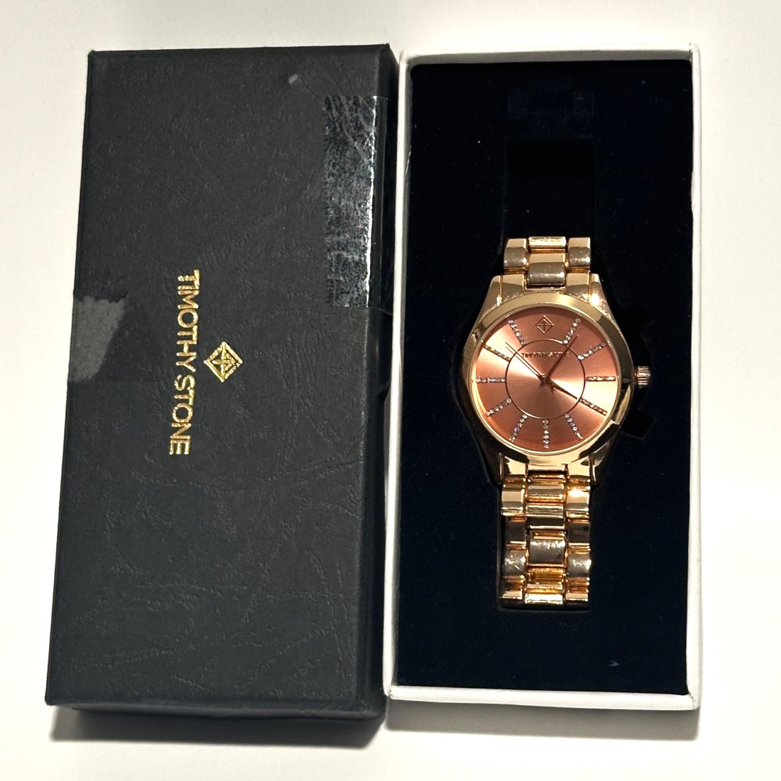 Timothy Stone Charme Stainless Rose Gold-tone Watch *see Description ...