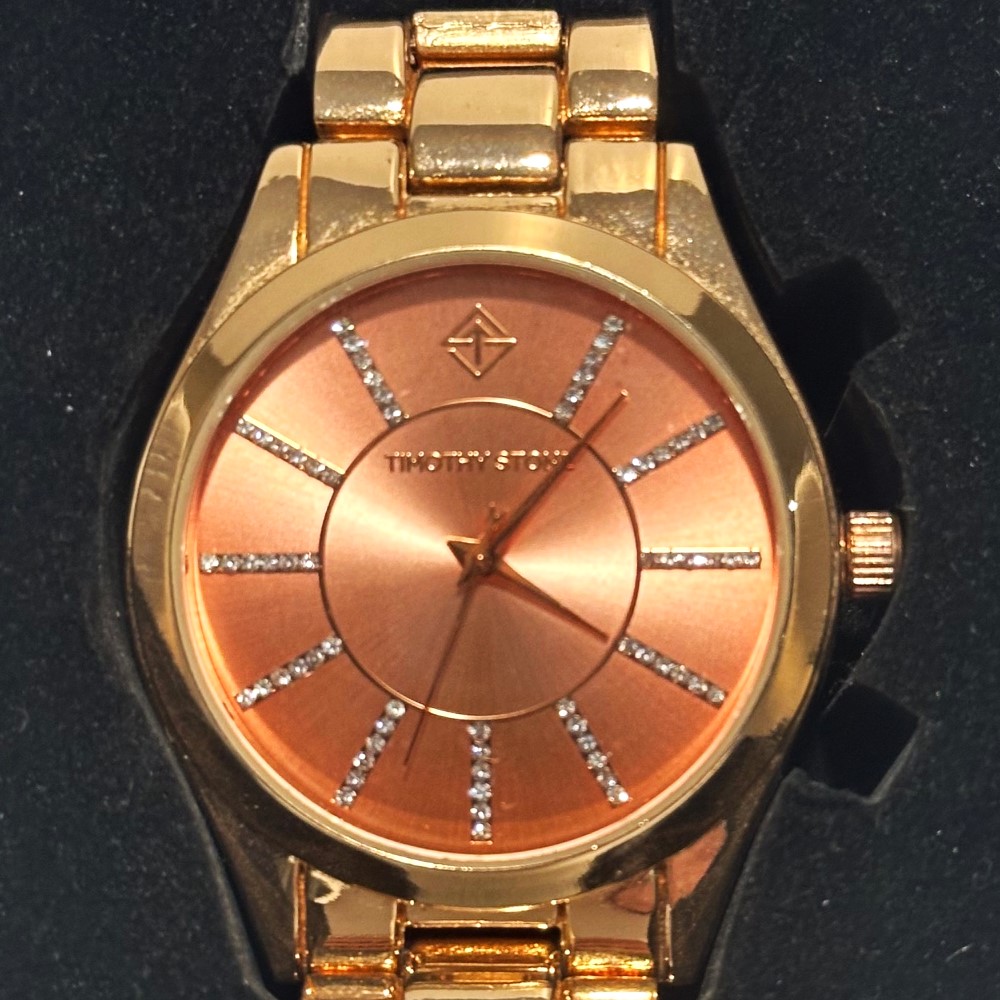 Timothy Stone Charme Stainless Rose Gold-tone Watch *see Description ...