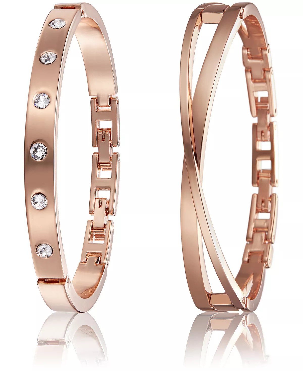 Timothy Stone Legato Rose Gold-tone Watch And Bracelet Gift Set ...